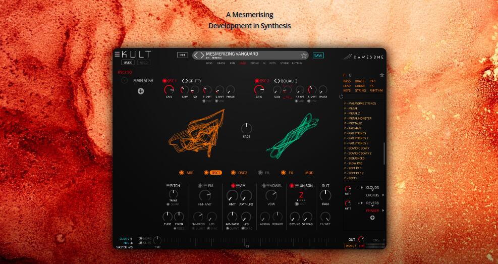【EDM多风格震荡模拟合成器】Tracktion Software Dawesome KULT v1.0 – EDMTOP.TOP